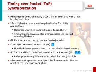 Carrier ethernet-for-power-utilities-presentation | PDF