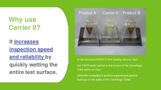 Understanding Wet Method Magnetic Particle Testing Carrier II