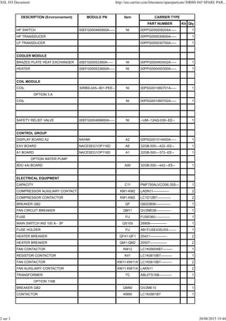 Carrier 30 rbs 045 liste de pièce détachée | PDF | Free download