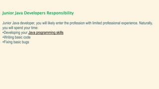 Carrier Advice for a JAVA Developer How to Become a Java Programmer | PPTX