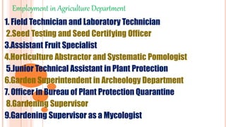 Carrier after BSc and MSc Botany.pptx. imp | PPT