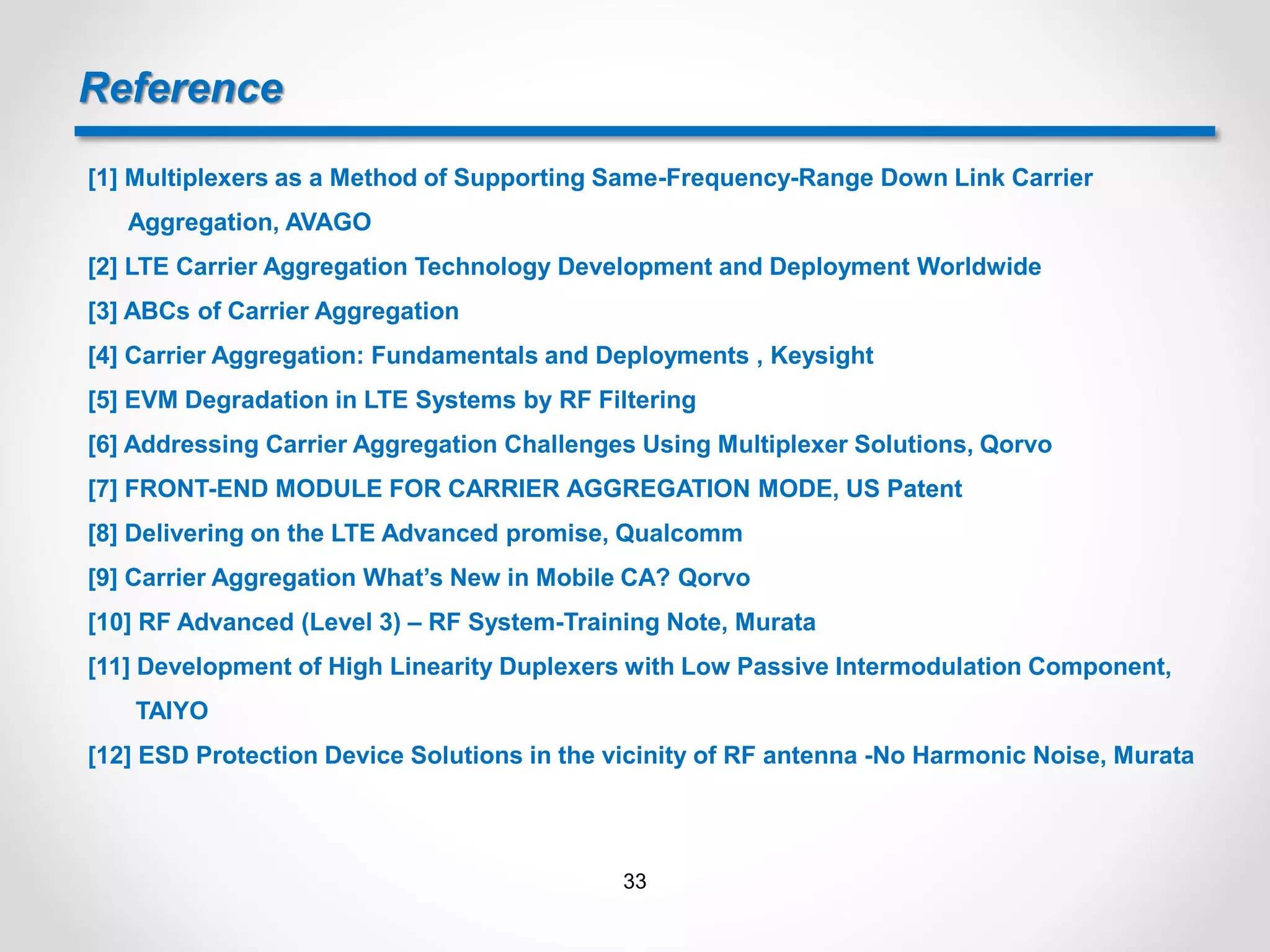 Carrier Aggregation Discussion | PDF