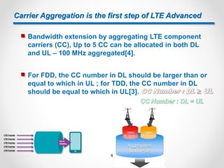 Carrier Aggregation Discussion | PDF