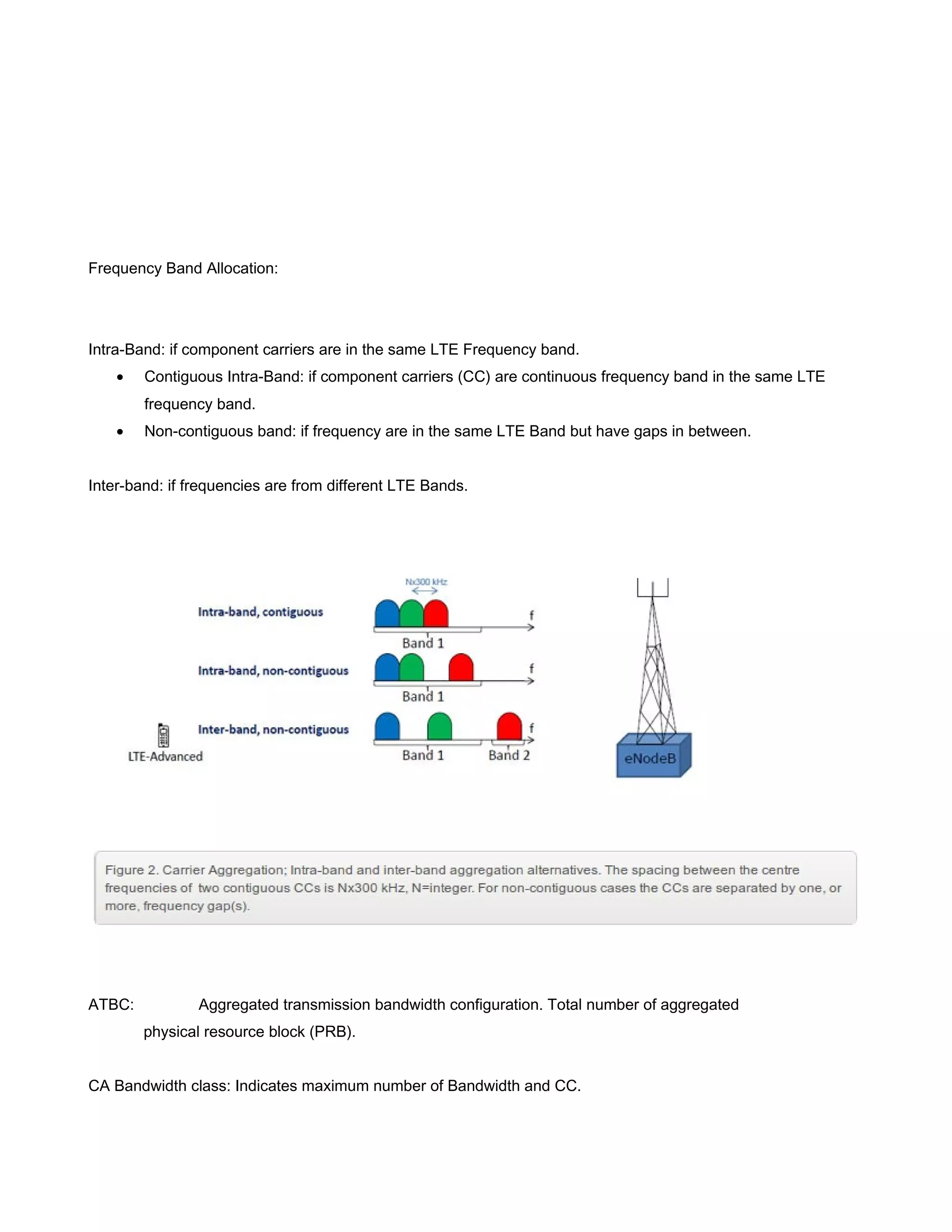 Carrier aggregation LTE | PDF