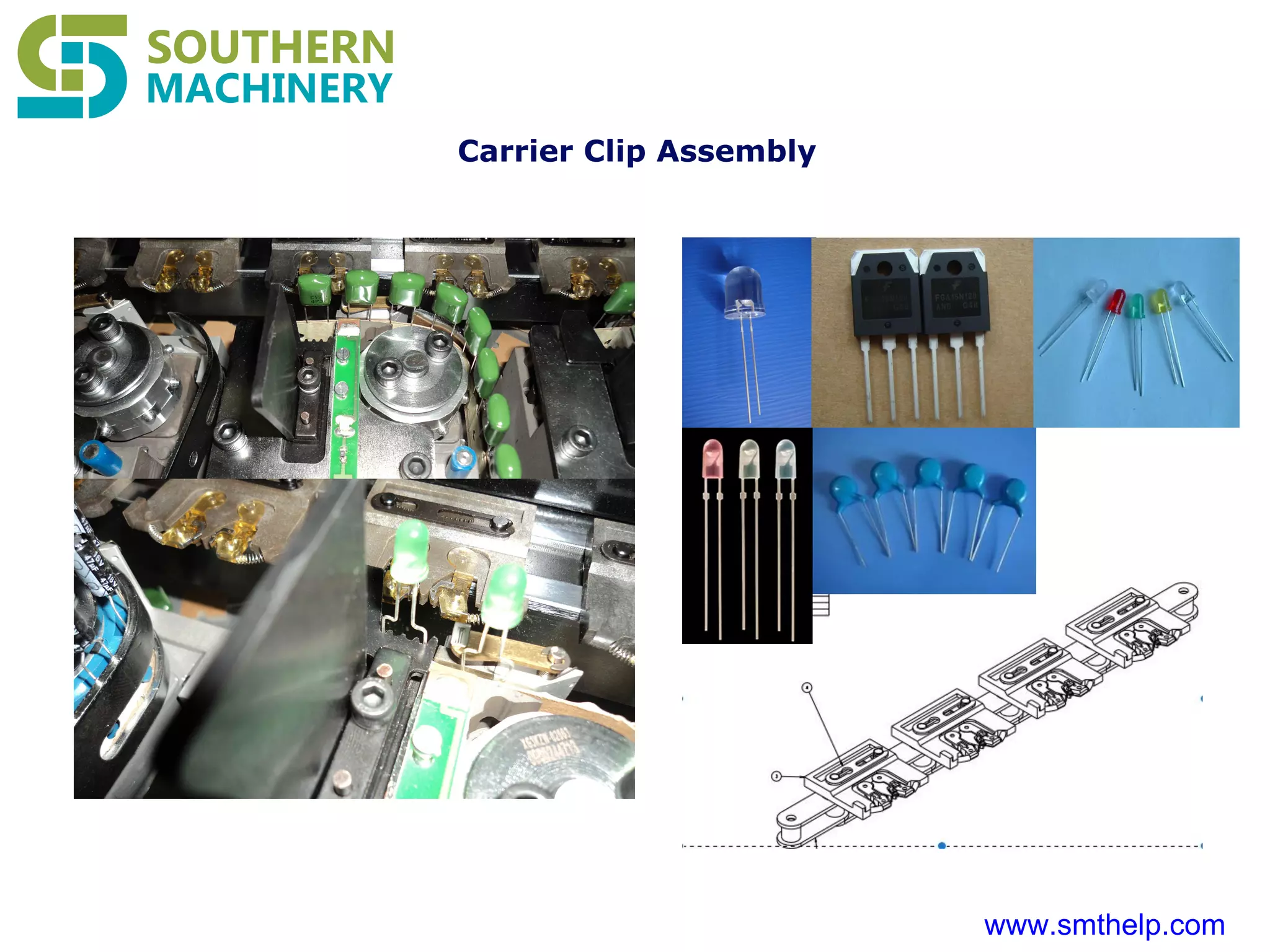 Carrier clips for uic radial insertion machine | PPT