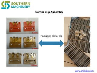 Carrier clips for uic radial insertion machine | PDF