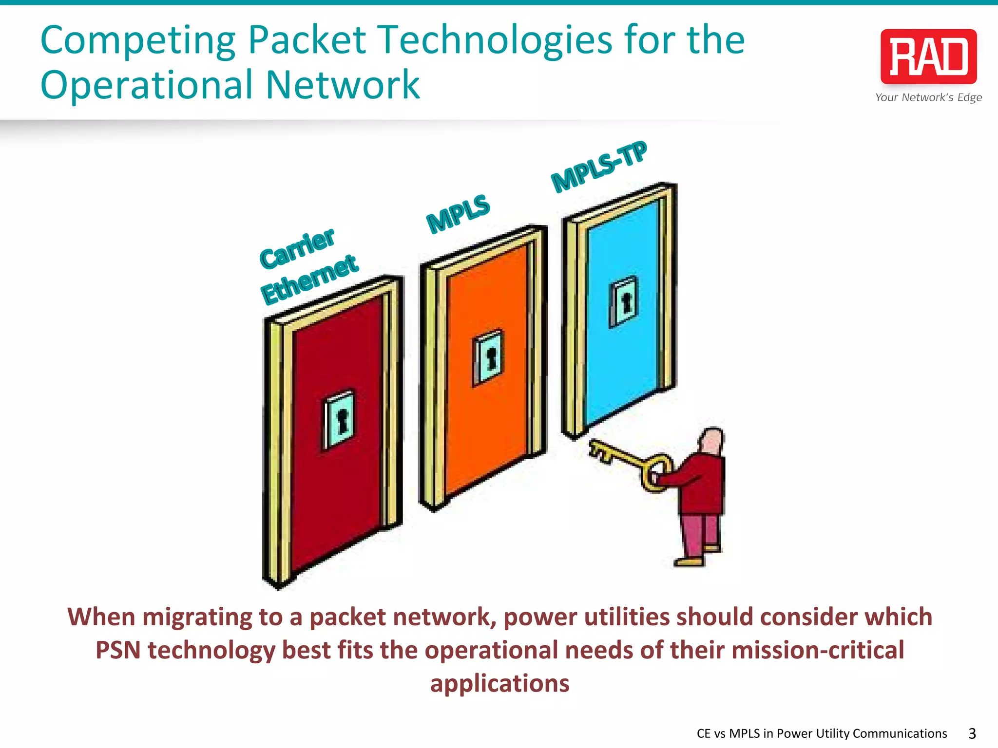 Carrier Ethernet Vs Mpls Power Utility Communications Pdf Computer Networking Computing