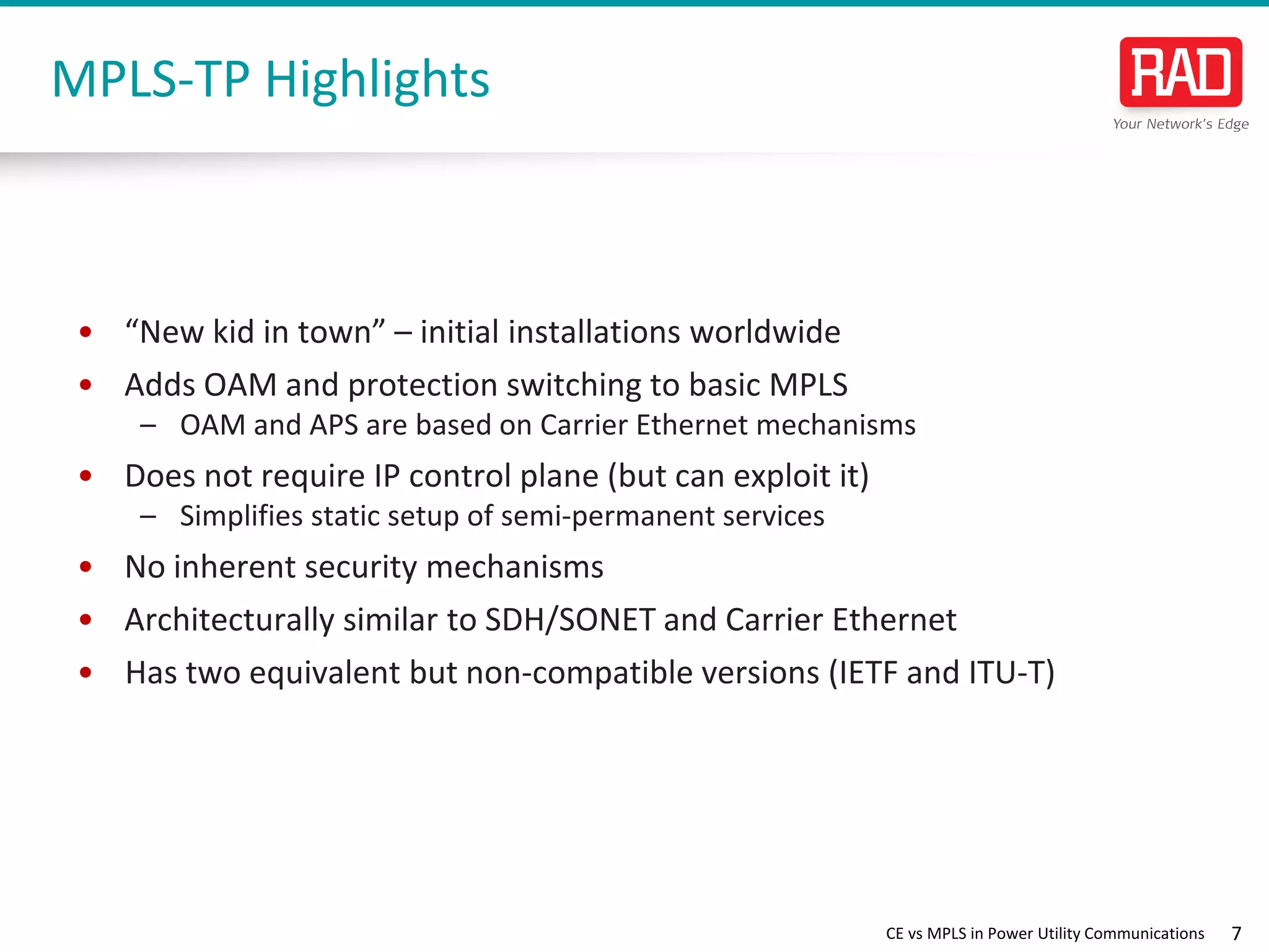 Carrier ethernet vs-mpls-power-utility-communications | PDF | Computer Networking | Computing