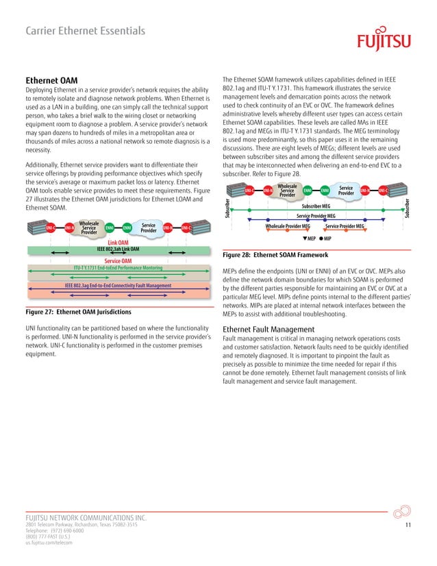 Carrier ethernet essentials | PDF