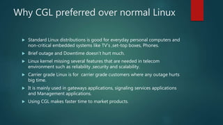 Carrier grade linux maintenance | PPT