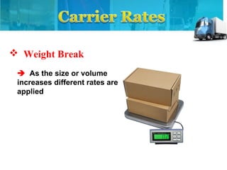 Carrier rates and tariffs | PPT