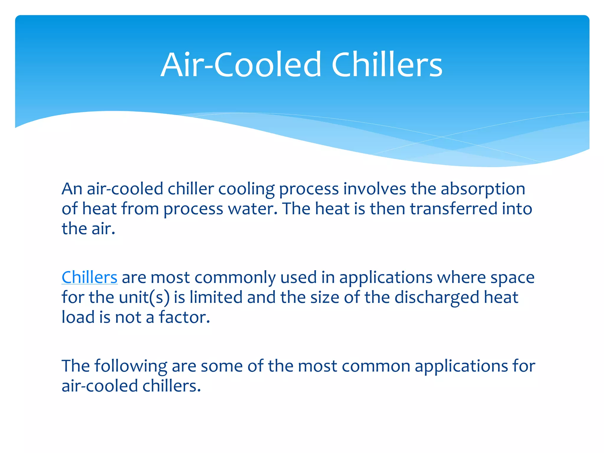 Difference Between Air-Cooled & Water-Cooled Chillers | PPTX
