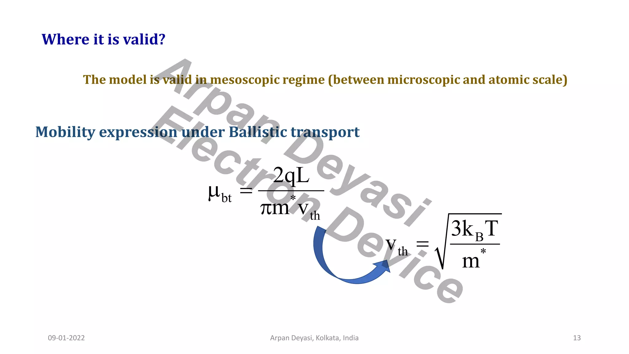 Carrier scattering and ballistic transport | PDF