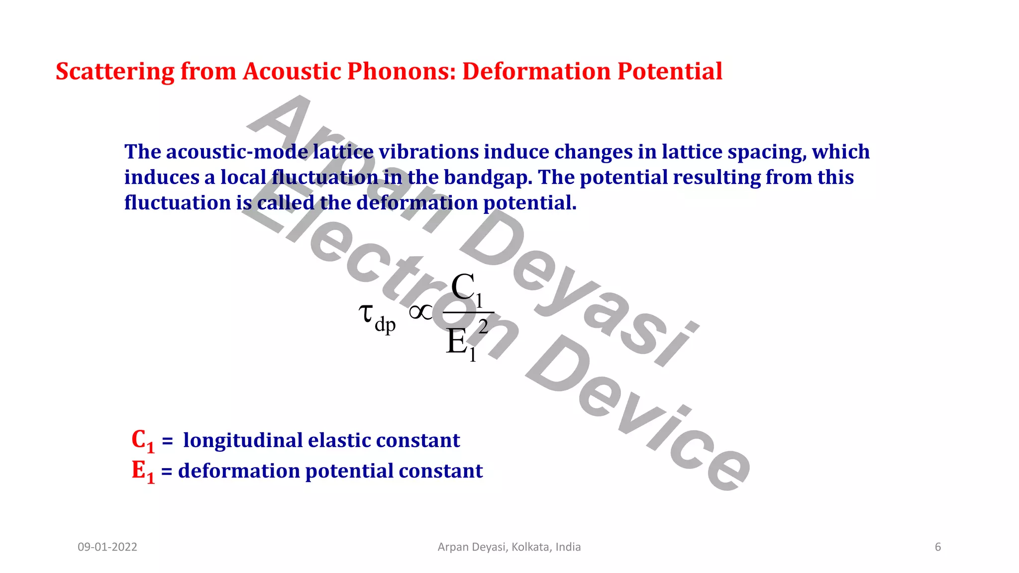Carrier scattering and ballistic transport | PDF