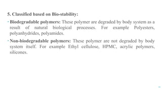 CARRIERS FOR DRUG DELIVERY.pptx | Chemistry | Science