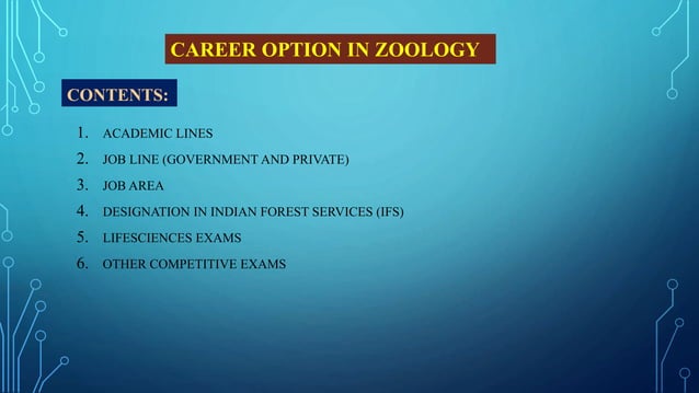 Careers in Zoology | PPTX | Zoos & Aquariums | Attractions