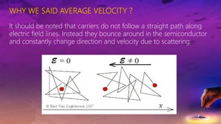 Carrier transport phenomena | PPTX