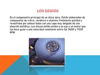 DISCOS DUROS PRESENTACION | PPTX