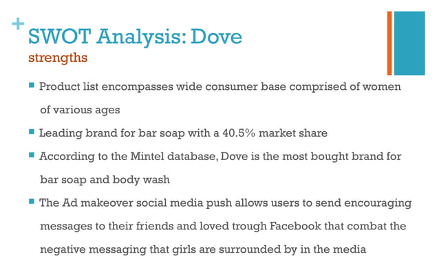Dove - Marketing Plan | PPT | Skin Care | Beauty