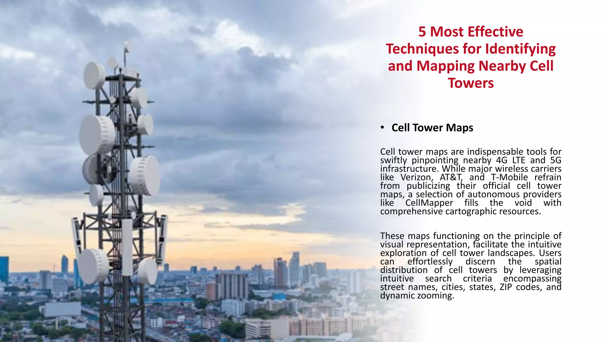Techniques to Map Cell Towers & Boost Signal Quality.pptx
