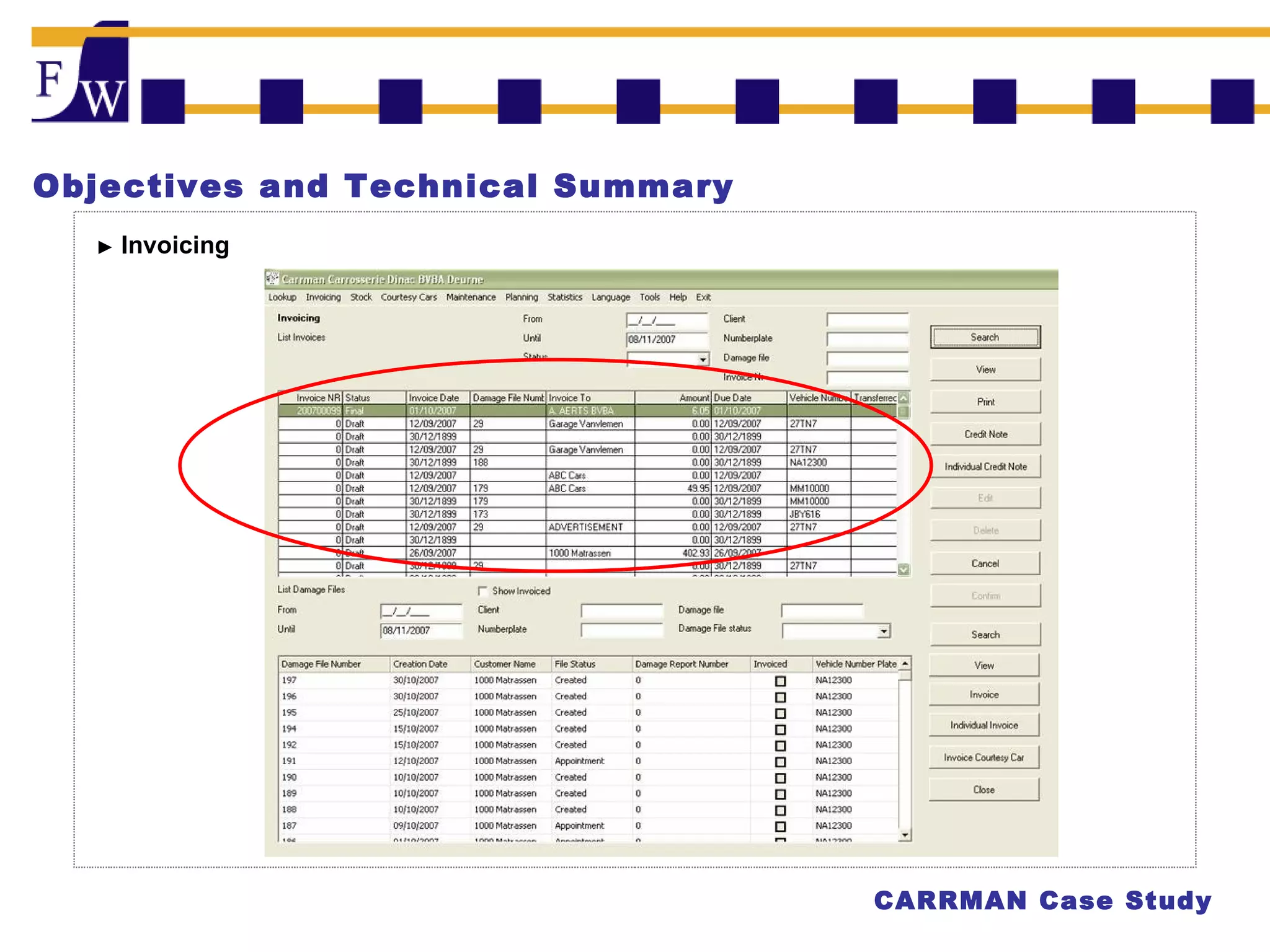 Carrman Case Study of a Body Shop application | PPT