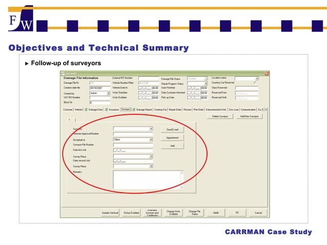 Carrman Case Study of a Body Shop application | PPT
