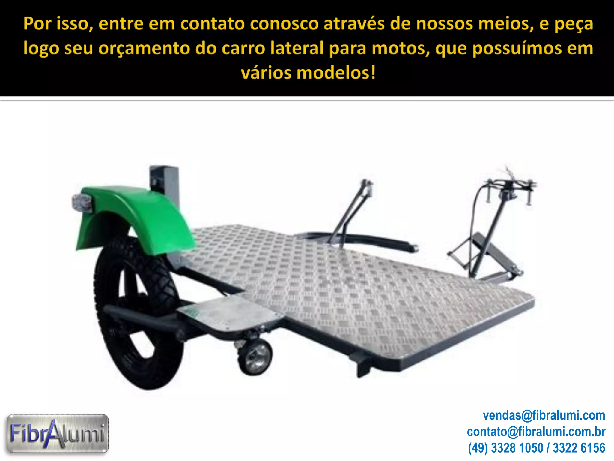 Carro lateral para moto, sidecar | PPT