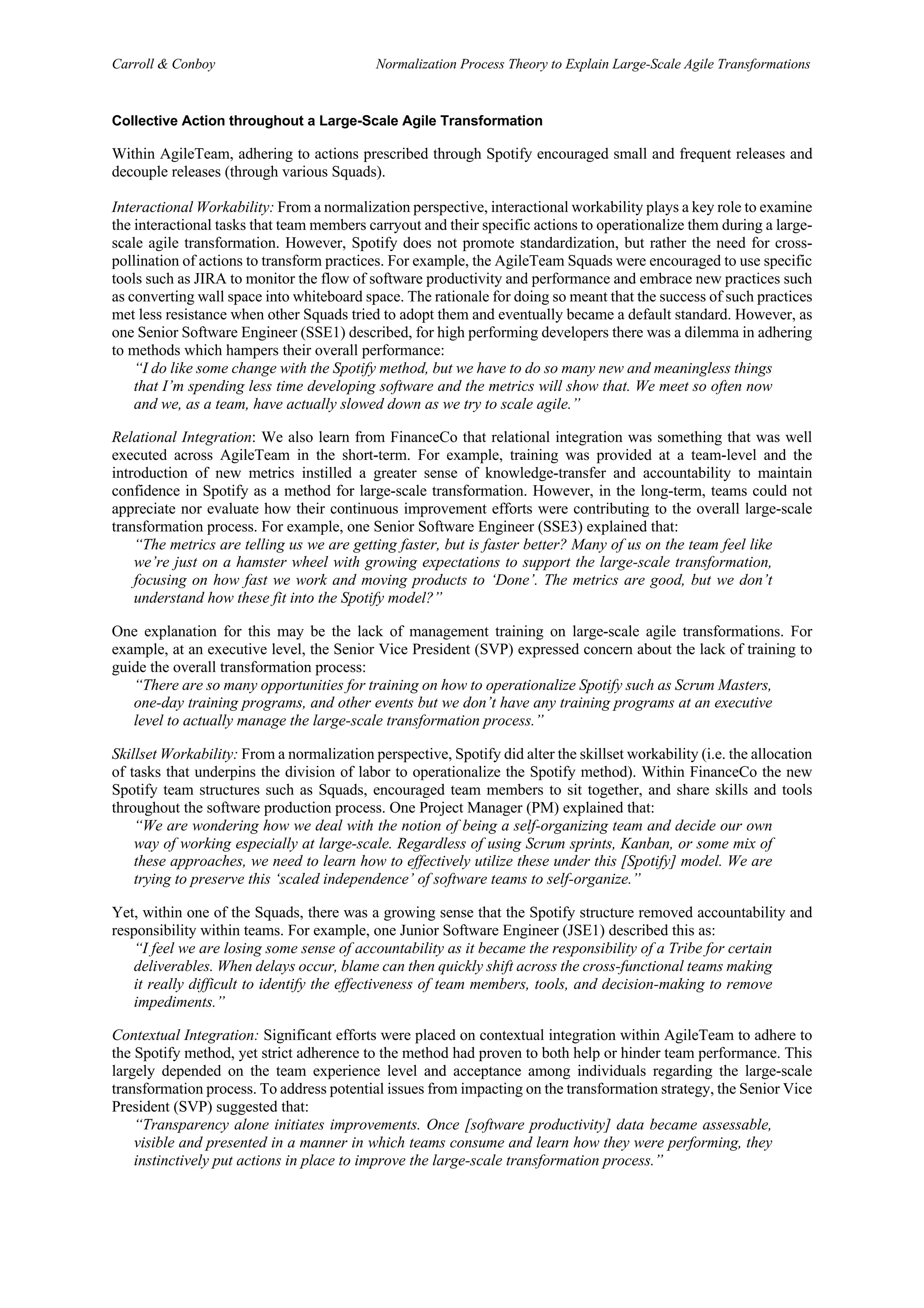 Carroll-2019--Large-ScaleAgileTransformations.pdf | Web Development | Internet