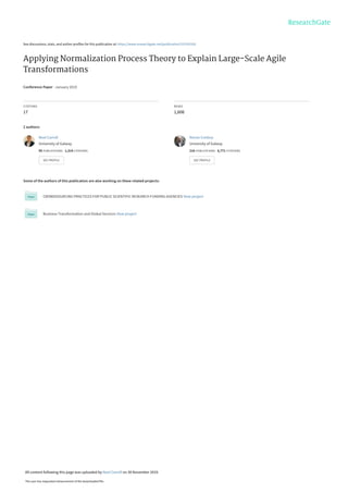 Carroll-2019--Large-ScaleAgileTransformations.pdf | Web Development | Internet