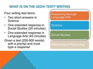 GED Tutor Training | PPT