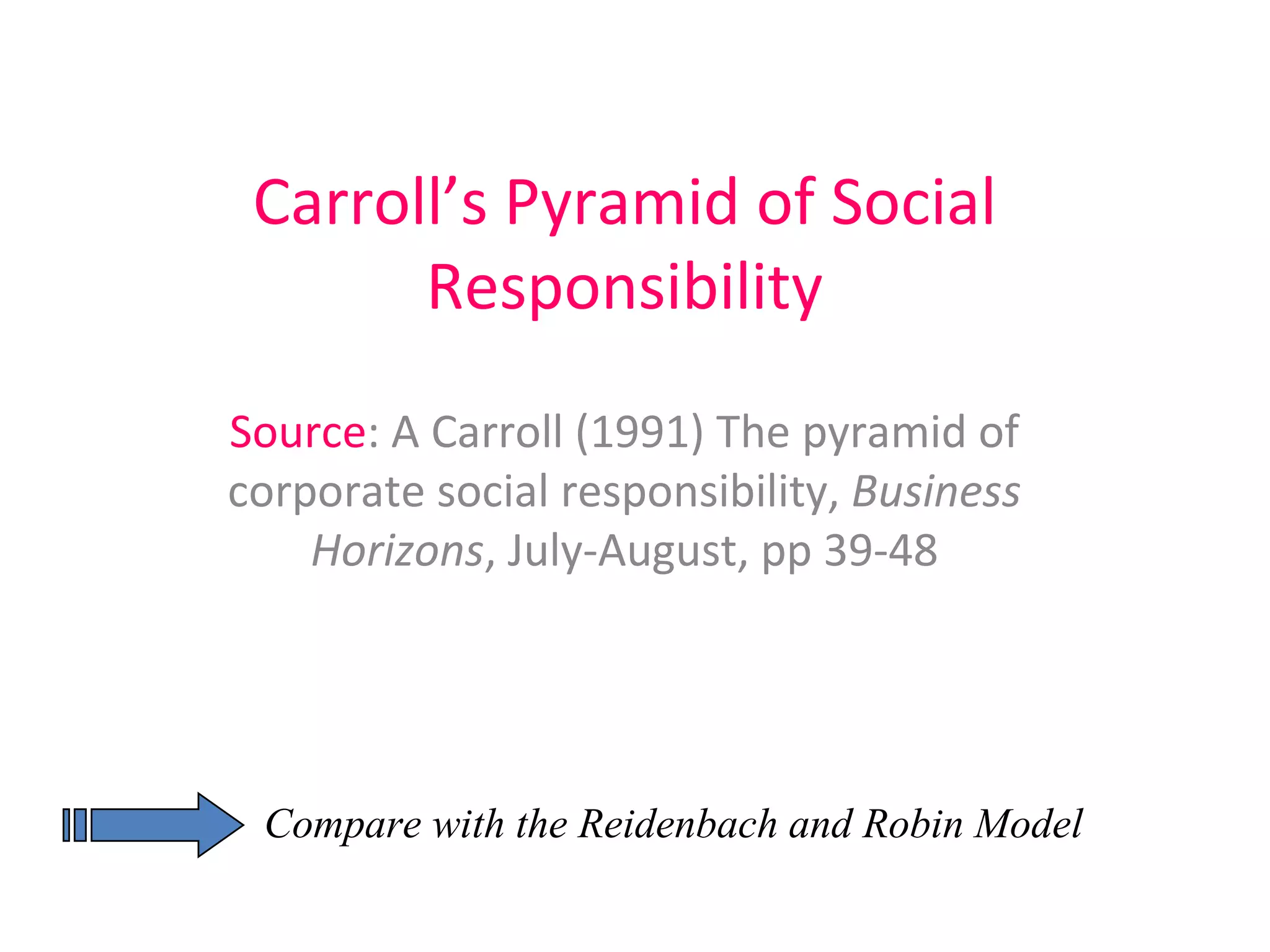 Carroll Model | PPT
