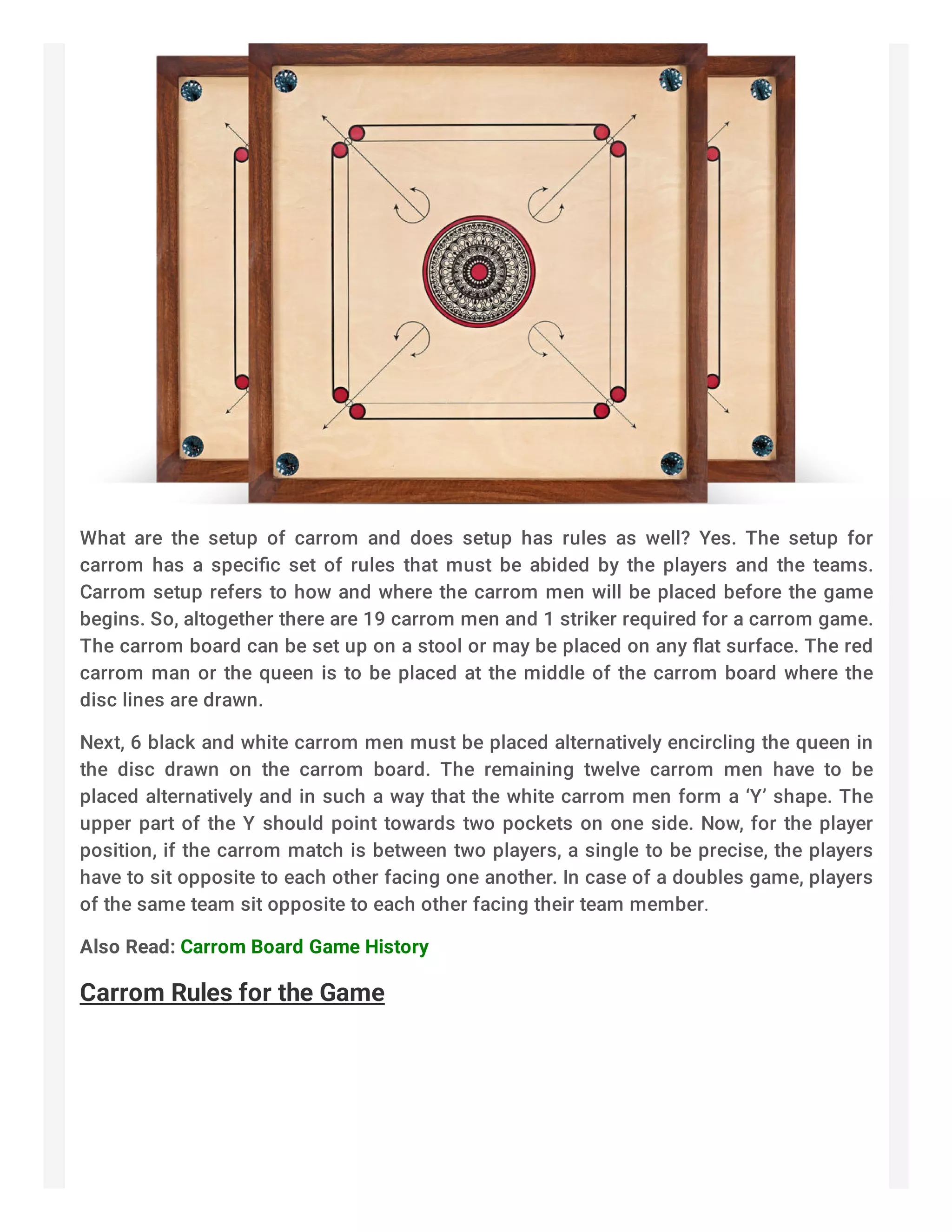 Carrom board guide | PDF