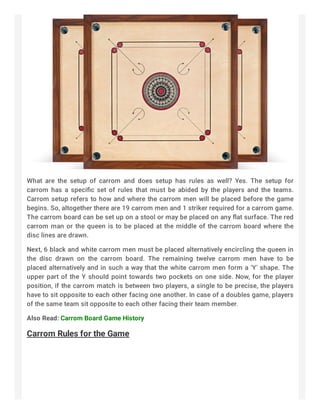 Carrom board guide | PDF