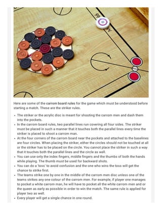 Carrom board guide | PDF