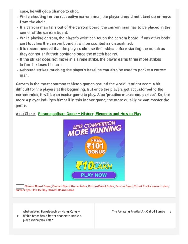 Carrom board guide | PDF Carrom board guide | PDF