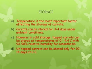 Carrot cultivation practices in Odisha | PPTX
