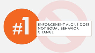 How To Balance Motivation and Enforcement when Reducing Illegal ...