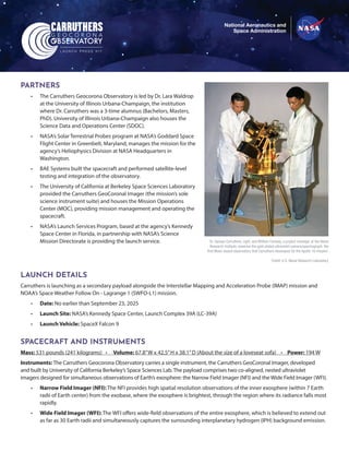 NASA Carruthers Geocorona Observatory (Dr. George R. Carruthers) | PDF