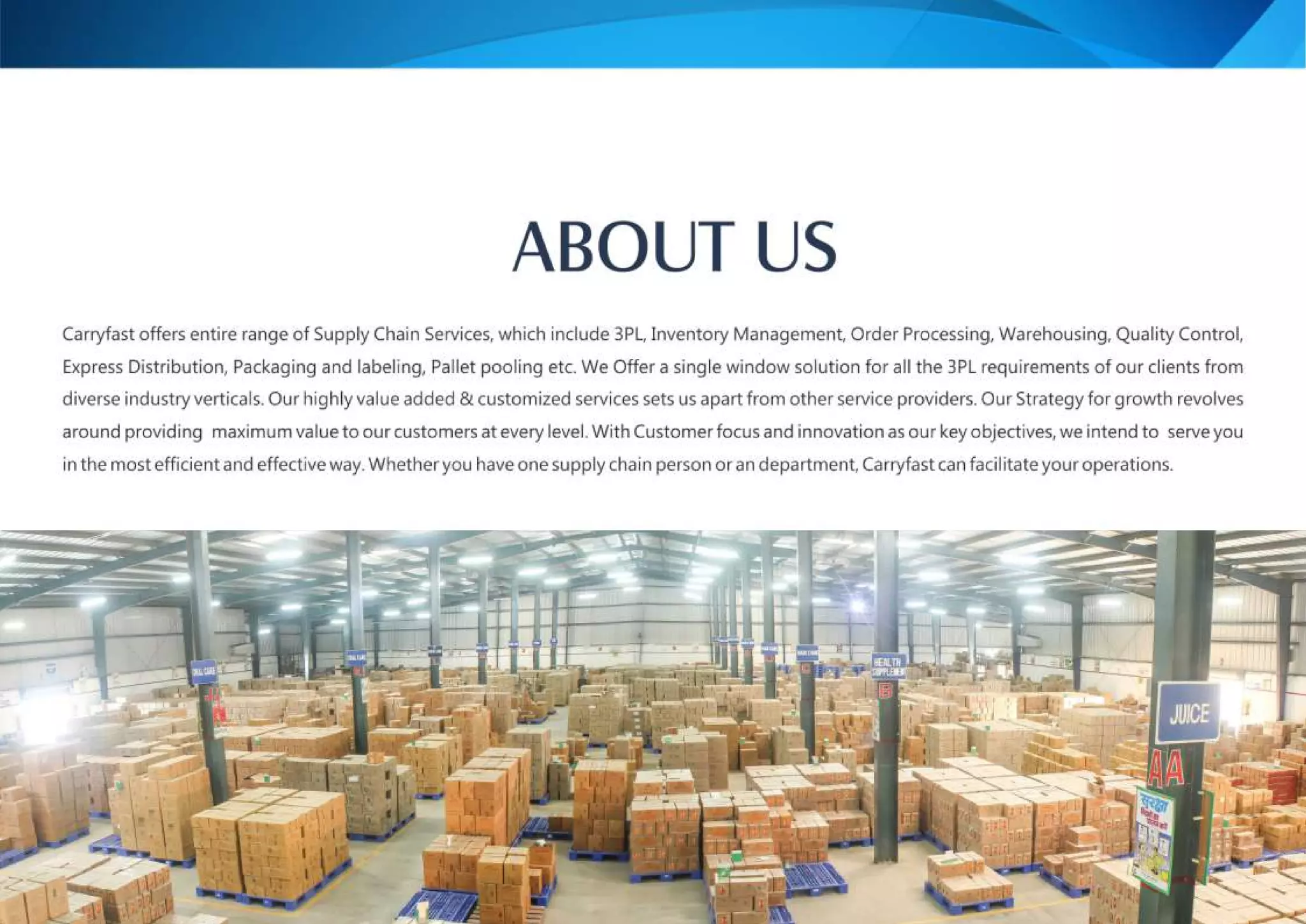 Carryfast Group - Offering 3P Logistics, Cold Chain Solutions, Manpower ...
