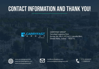 Carryfast Group - 3P Logistics Company | PPT
