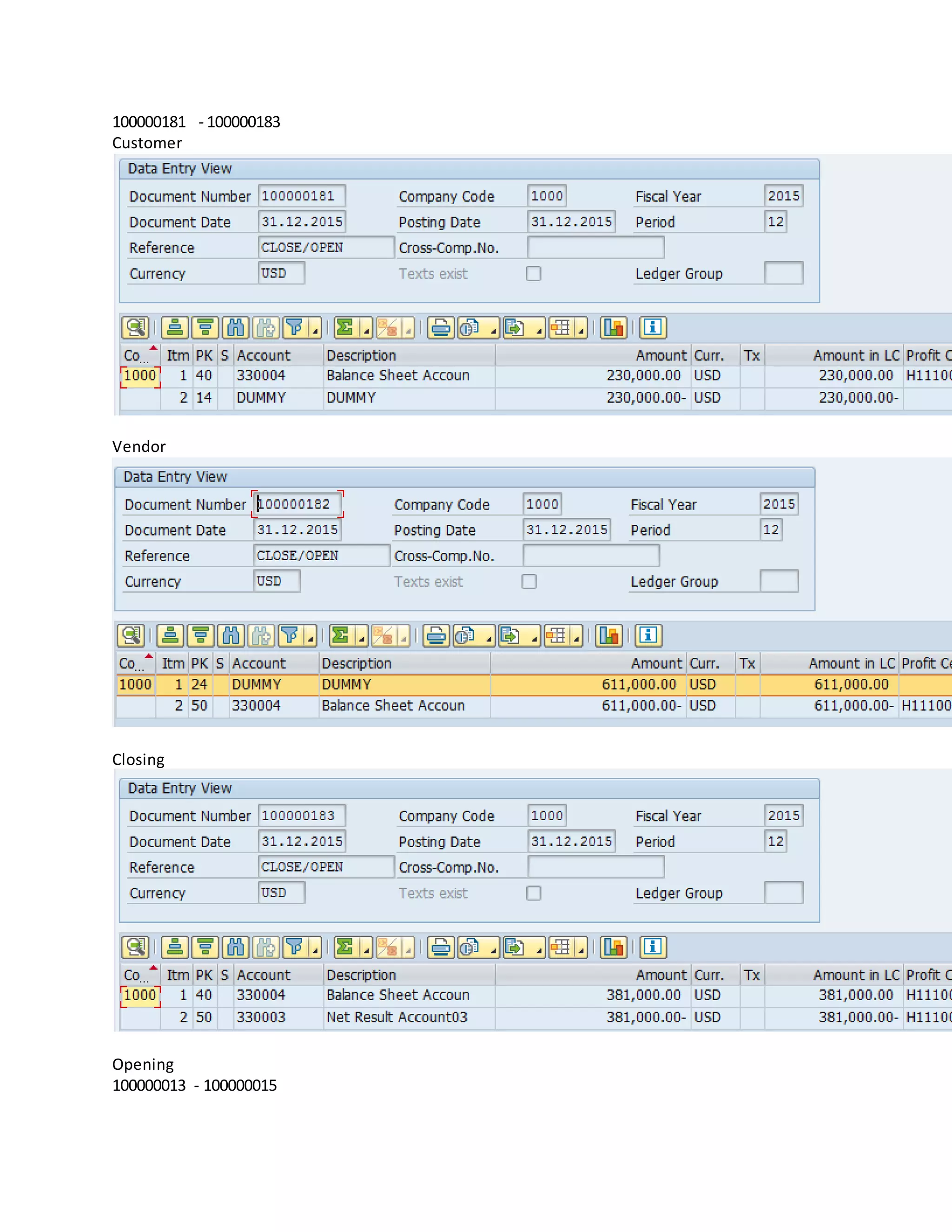 Carryforward with posting in SAP | DOCX