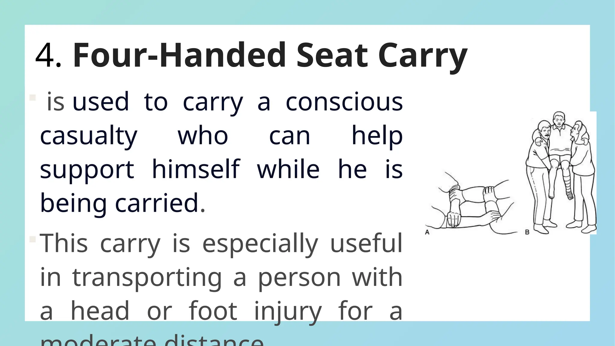Carrying and Transporting an Injured Person.pptx