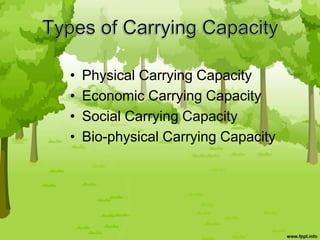 Carryingcapacity 130131201326-phpapp02 | PPTX