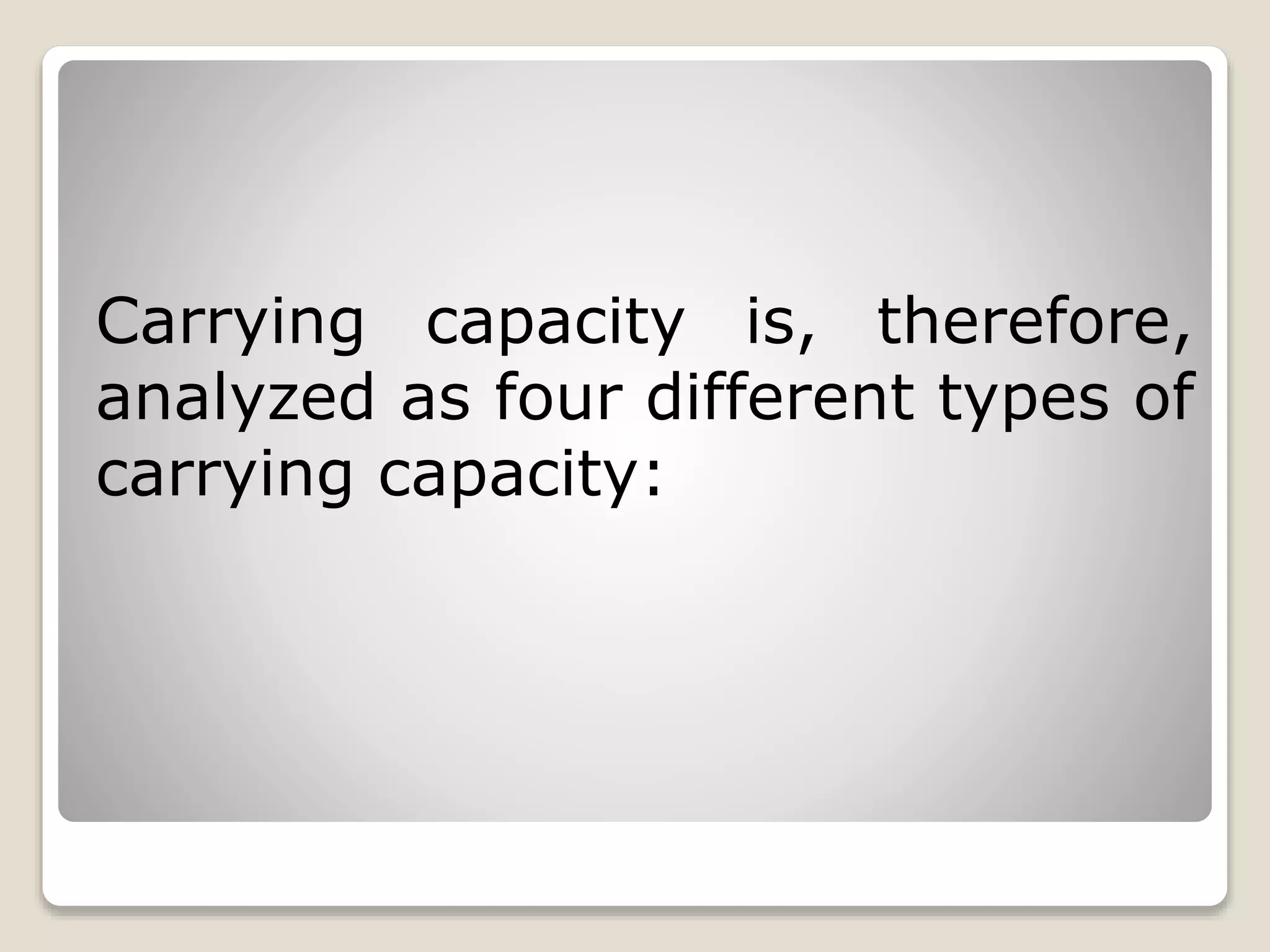 Carrying capacity | PPTX