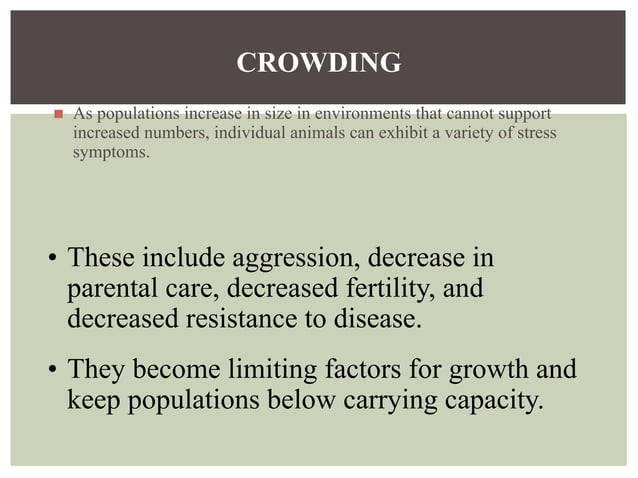 Carrying capacity and limiting factors.p | PPT