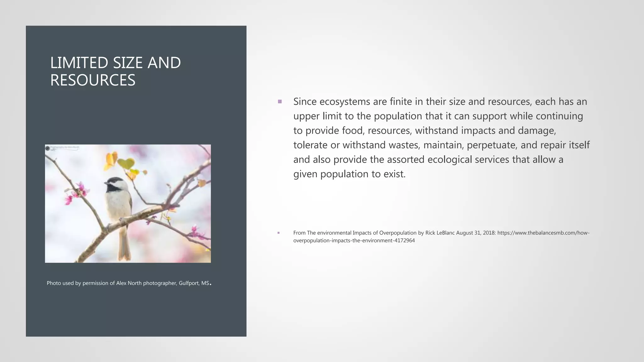 Carrying capacity and overpopulation | PPTX