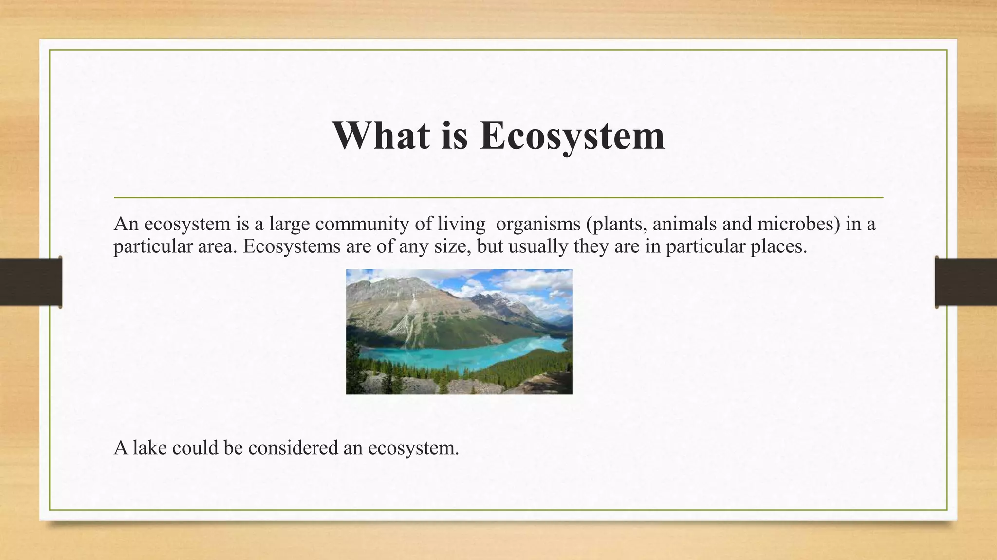 Carrying capacity of ecosystem | PPTX