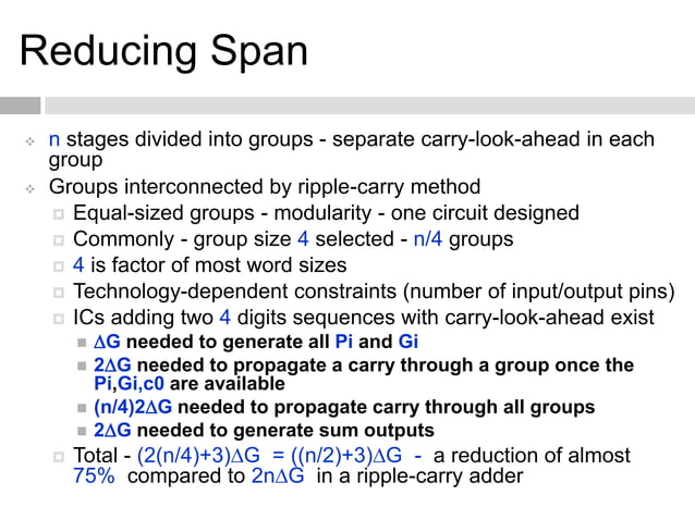 Carry look ahead adder | PPTX | Programming Languages | Computing