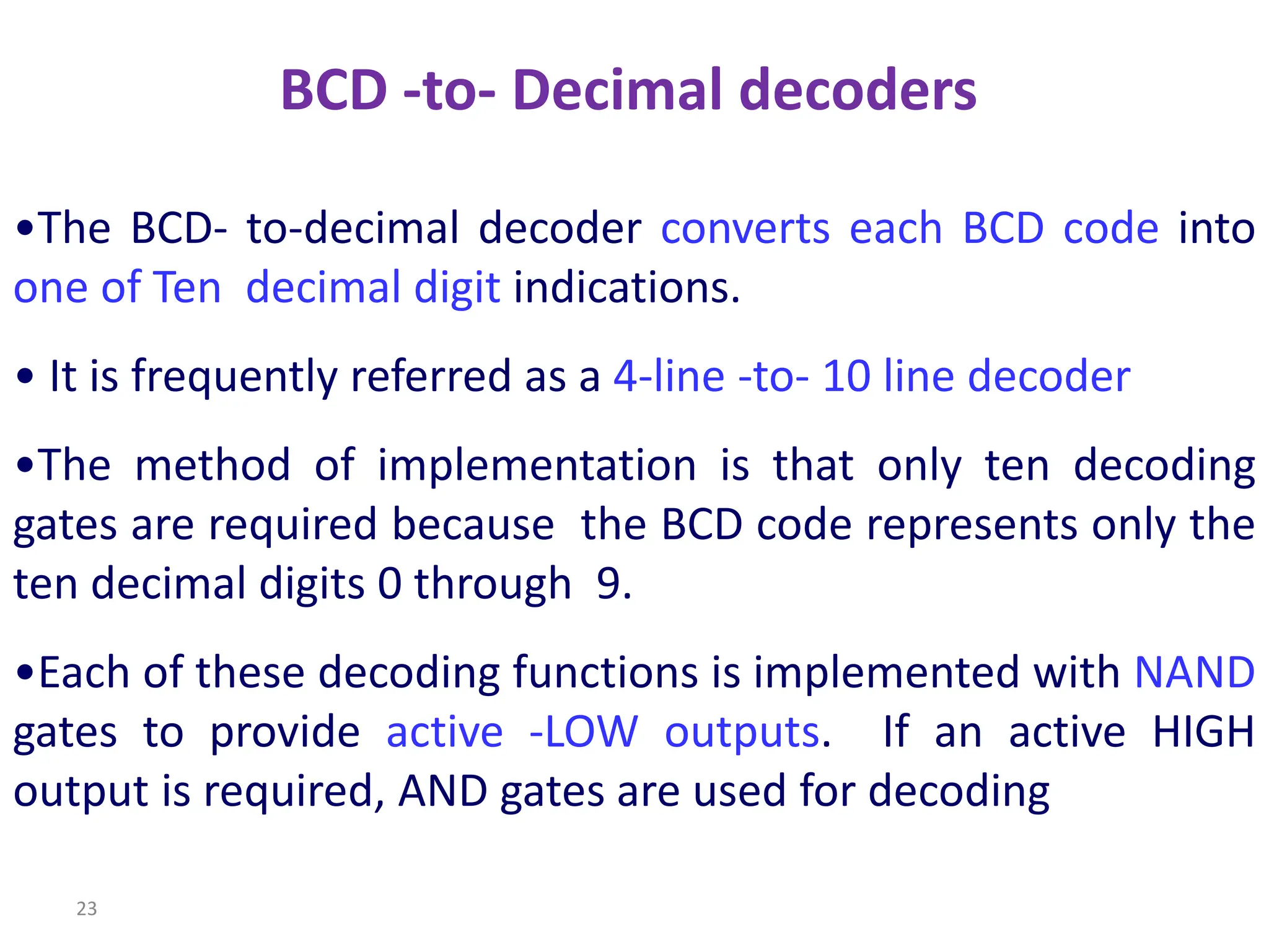 Carry Look Ahead Adder, ALU, Encoders and Decoders | PPT