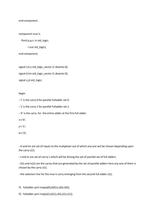 Carry save adder Type 2 | PDF